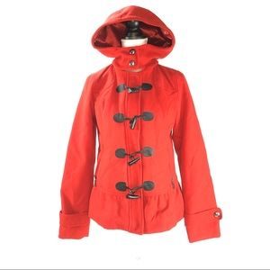 Pink Envelope | Jackets & Coats | Hooded Toggle Coat | Poshmark